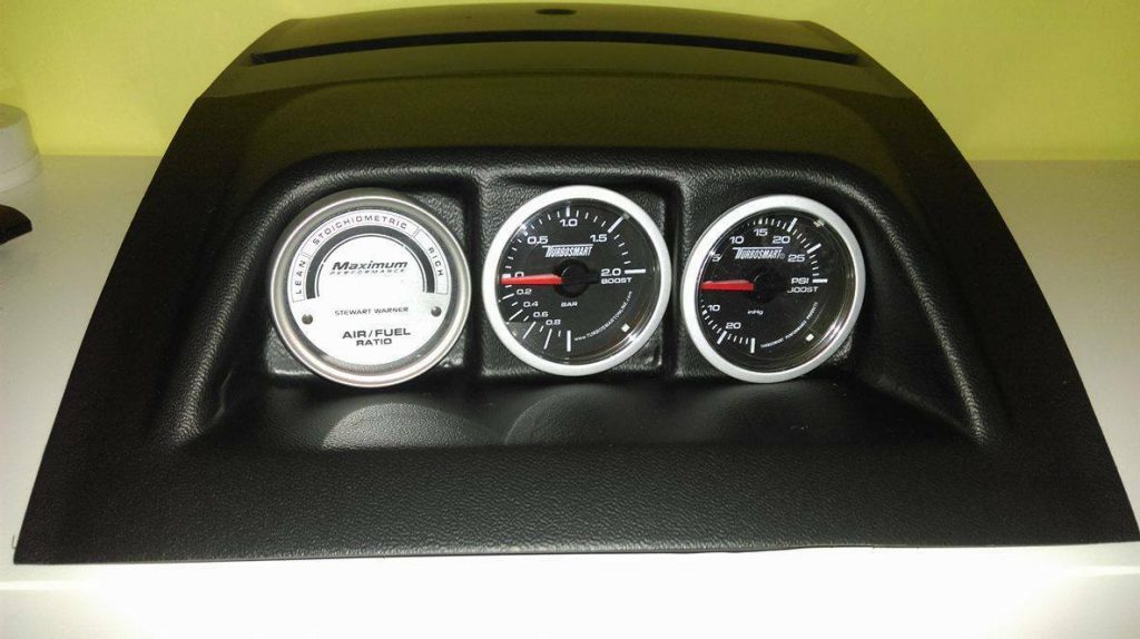 RHD DASH TRIPLE POD for 3x52mm gauges for Renault MEGANE Mk2 in ...